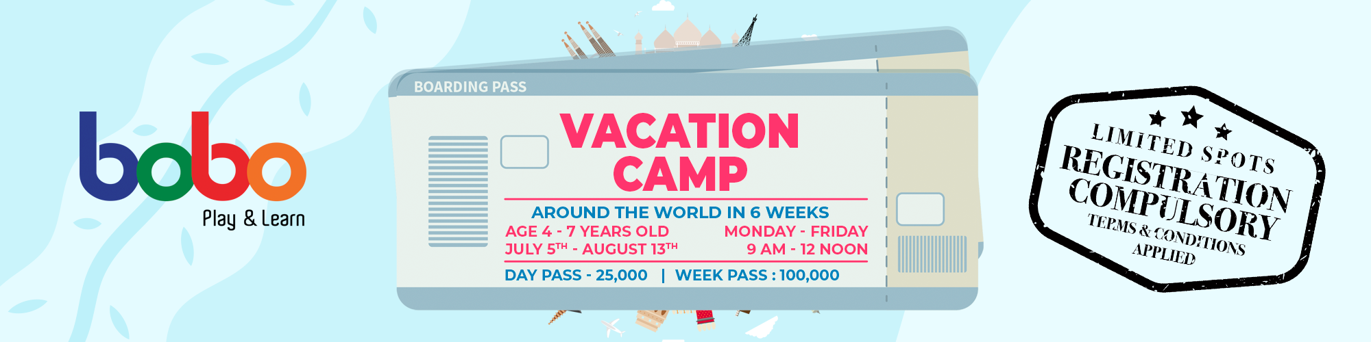 Vacation Camp Registration | Bobo | Play & Learn | https://bobo.co.tz/vacation-camp/